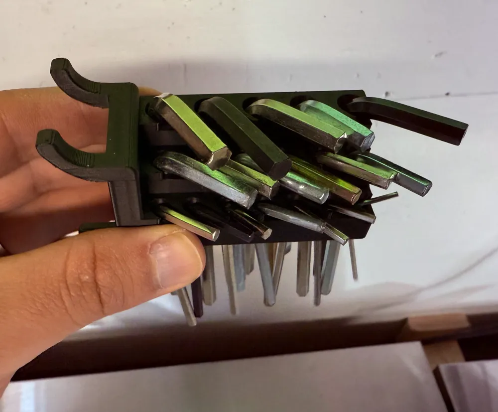 Pegboard Allen Key Holder by mash007 - MakerWorld