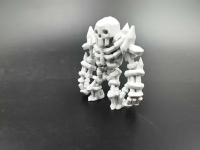 Bone Golem - DnD RPG Miniature Dungeons by drakeforge3d MakerWorld: Download Free 3D Models