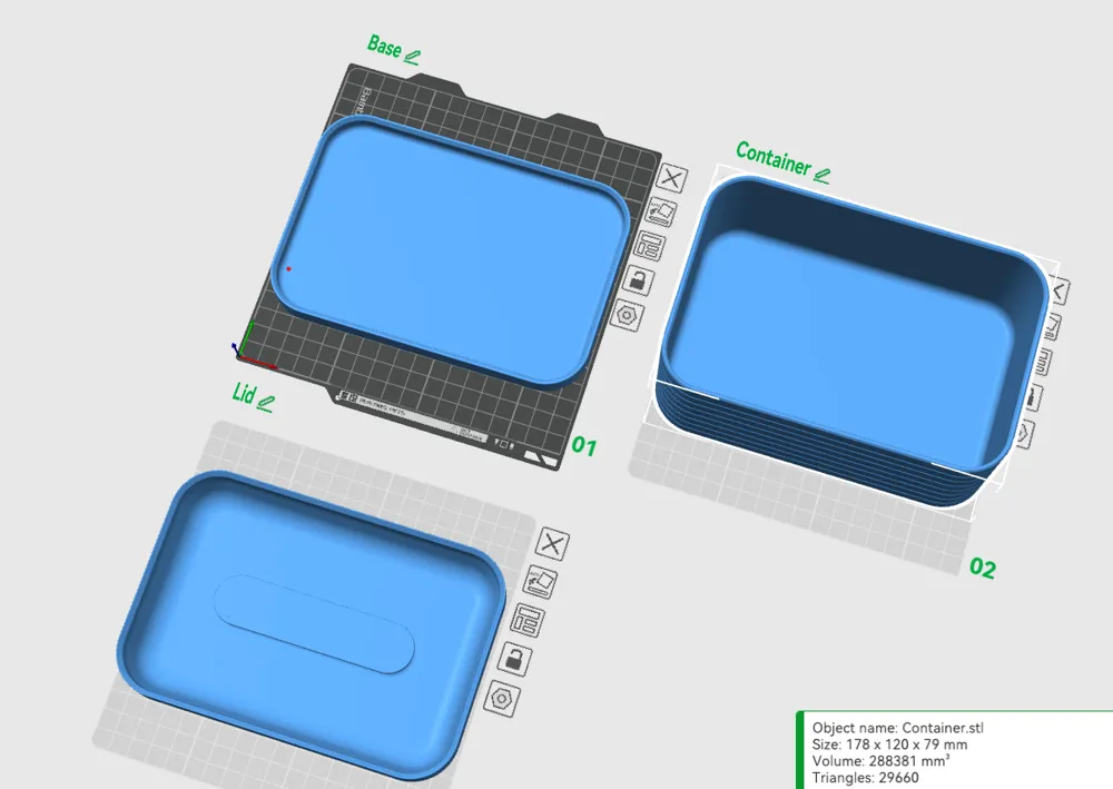 StackPro Storage Container (Stackable Boxes) by Pixel Studio MakerWorld: Download Free 3D Models