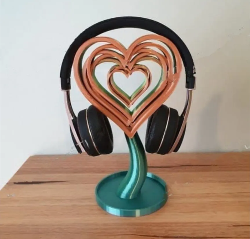 Standing Heart - Headphone Stand by standitupstore - MakerWorld
