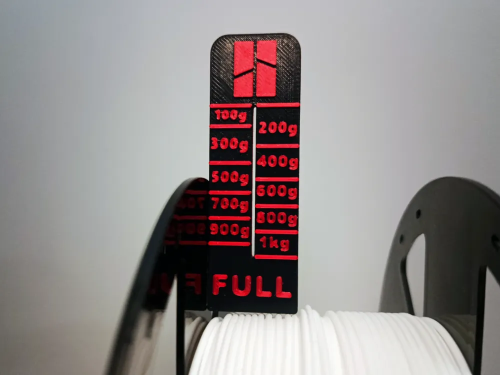 Filament Spool Gauge - Quick Print - Free 3D Print Model - MakerWorld