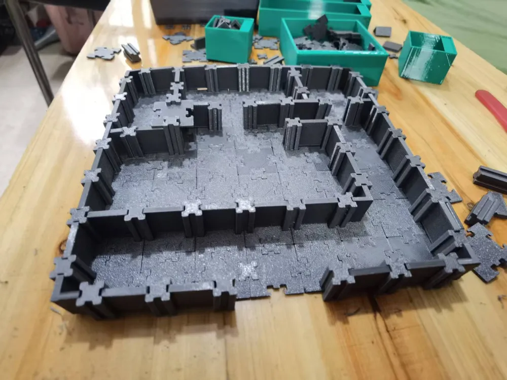 Connectable Infinitely Expandable Modules/Connectable Maze/DND Scene/Connectable Bricks ...