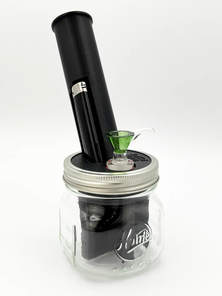 SOL PIPE. Mason jar pipe. Pint version. - Free 3D Print Model - MakerWorld