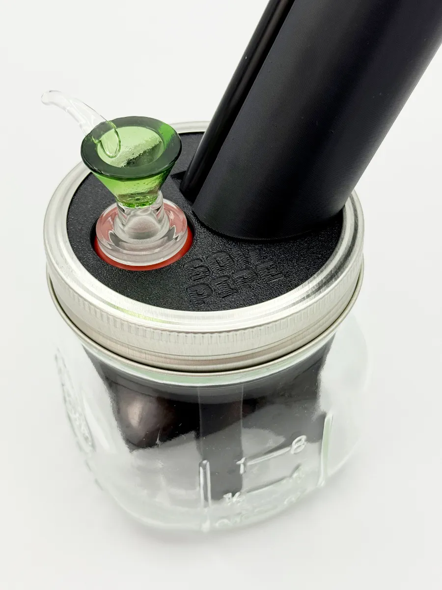 SOL PIPE. Mason jar pipe. Pint version. - Free 3D Print Model - MakerWorld