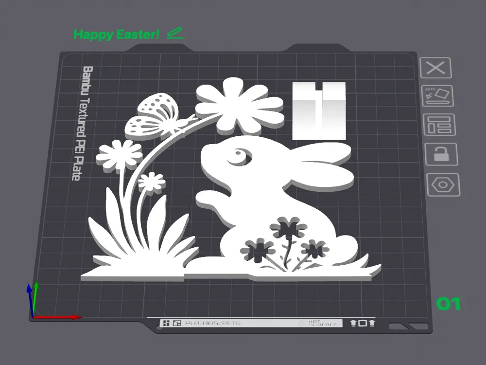Easter Bunny – Spring Decor with Stand - Free 3D Print Model - MakerWorld