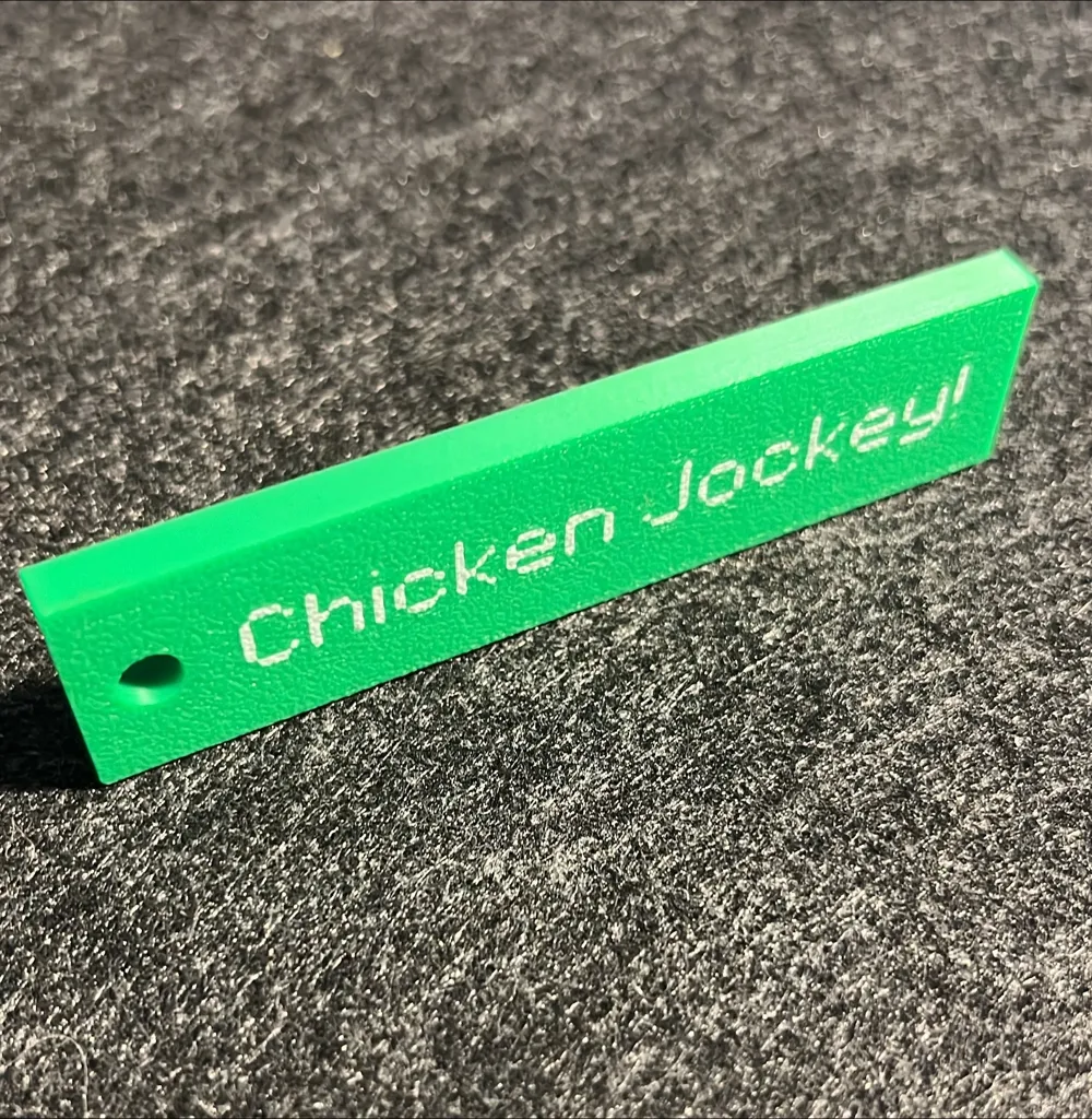 Minecraft - Chicken jockey! - Keychain by anderskr79 MakerWorld ...