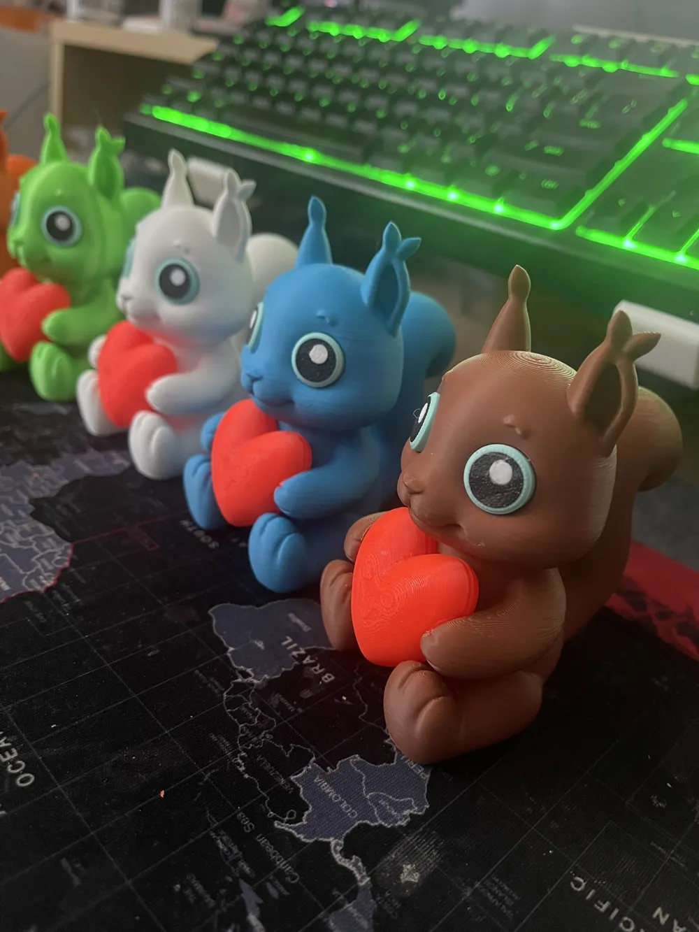 Cute Squirrel – NUTTY (cartoon style, noAMS) - Free 3D Print Model ...