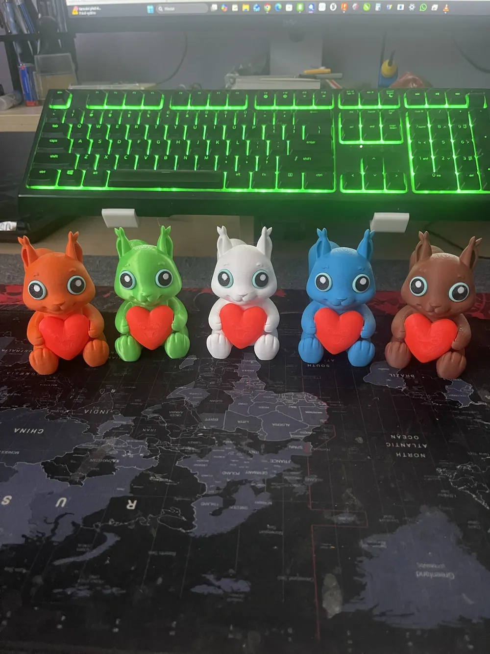 Cute Squirrel – NUTTY (cartoon style, noAMS) - Free 3D Print Model ...