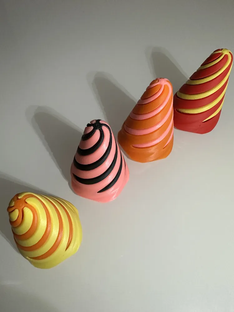 Triangle Cone Fidget Toy by ShapeCrafter MakerWorld: Download Free 3D ...