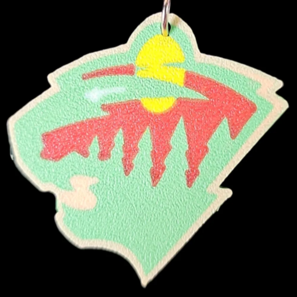 Minnesota Wild Keychain by 3DKP - MakerWorld