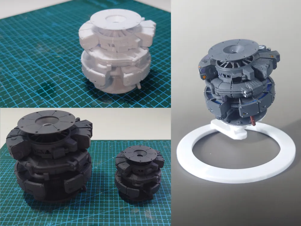 Minovsky Fusion Reactor for Zaku II - Free 3D Print Model - MakerWorld