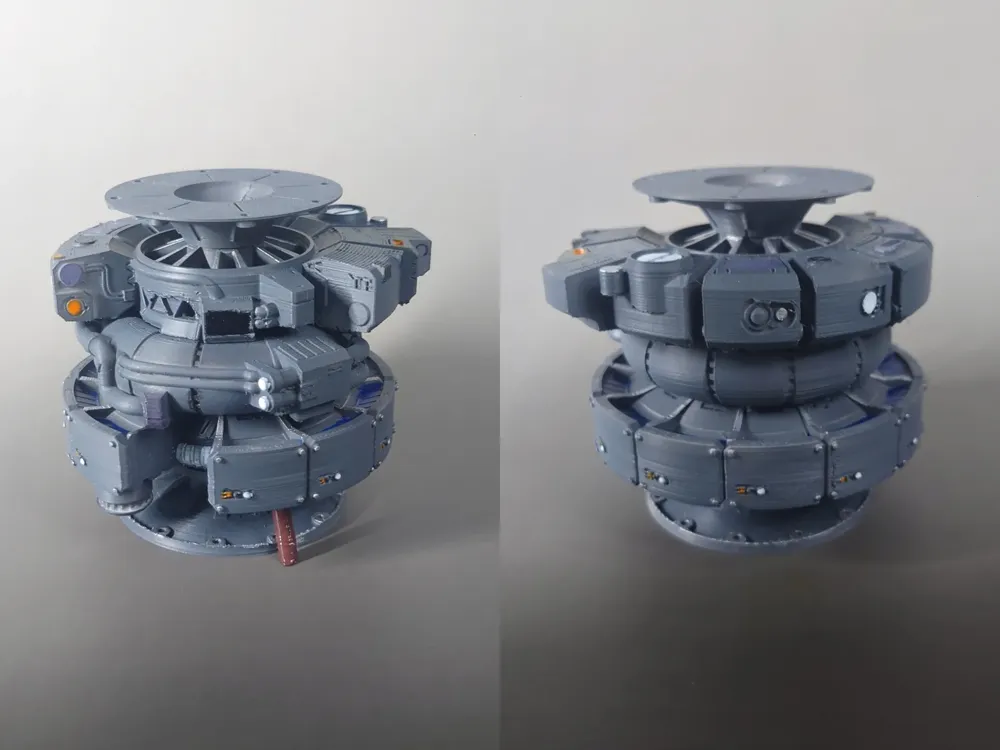 Minovsky Fusion Reactor for Zaku II - Free 3D Print Model - MakerWorld