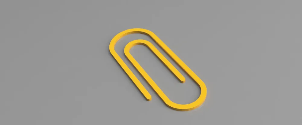 Giant Paperclip 245 x 100 x 3 mm print fast by Makerspace987 - MakerWorld