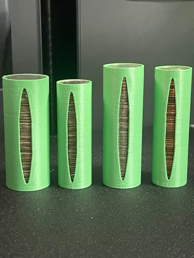 Coin Counter Tubes US$ by jwilliford - MakerWorld