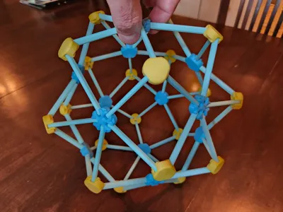 Expandable Collapsible Ball by squinnMakerWorld: Download Free 3D Models