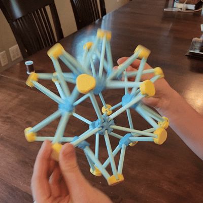 Expandable Collapsible Ball by squinnMakerWorld: Download Free 3D Models