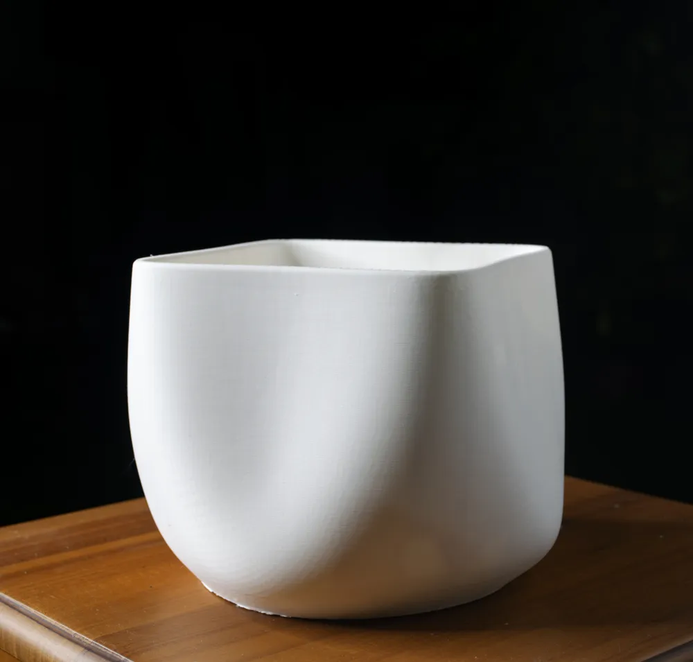 Minimal Curve Indoor Plant Pot by Nordic Creativa MakerWorld: Download ...