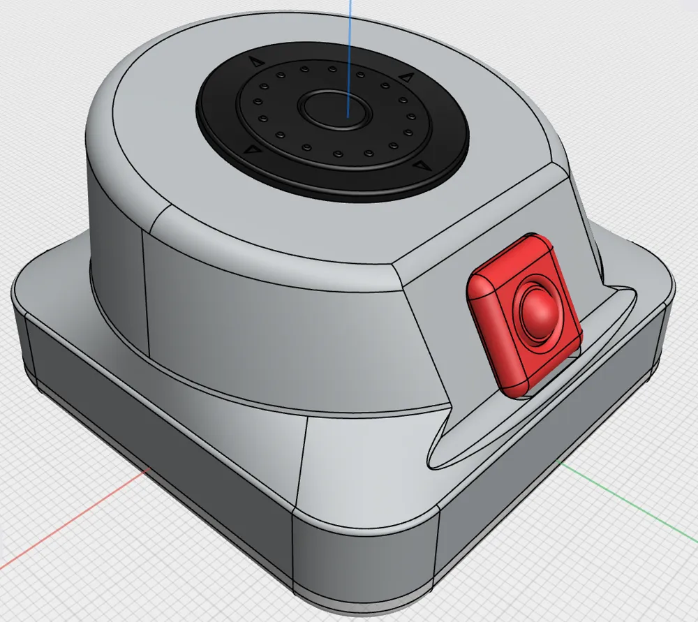 Left hand Trackball With Adafruit ANO Encoder - Free 3D Print Model ...