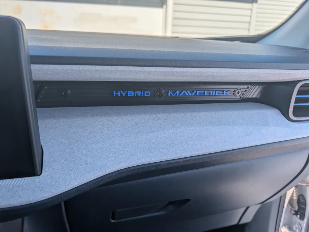 Maverick Passenger Plates - Free 3D Print Model - MakerWorld