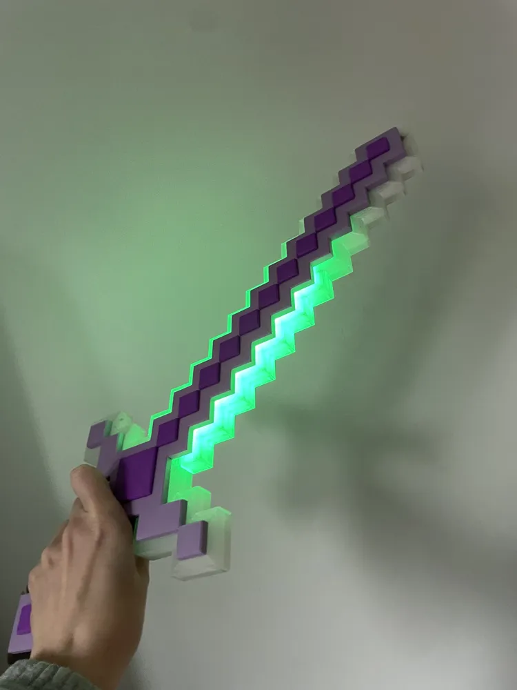 Minecraft Sword - Free 3D Print Model - MakerWorld