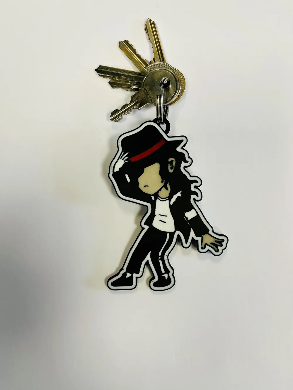 Michael Jackson Keychain by GAF 3D MakerWorld: Download Free 3D Models