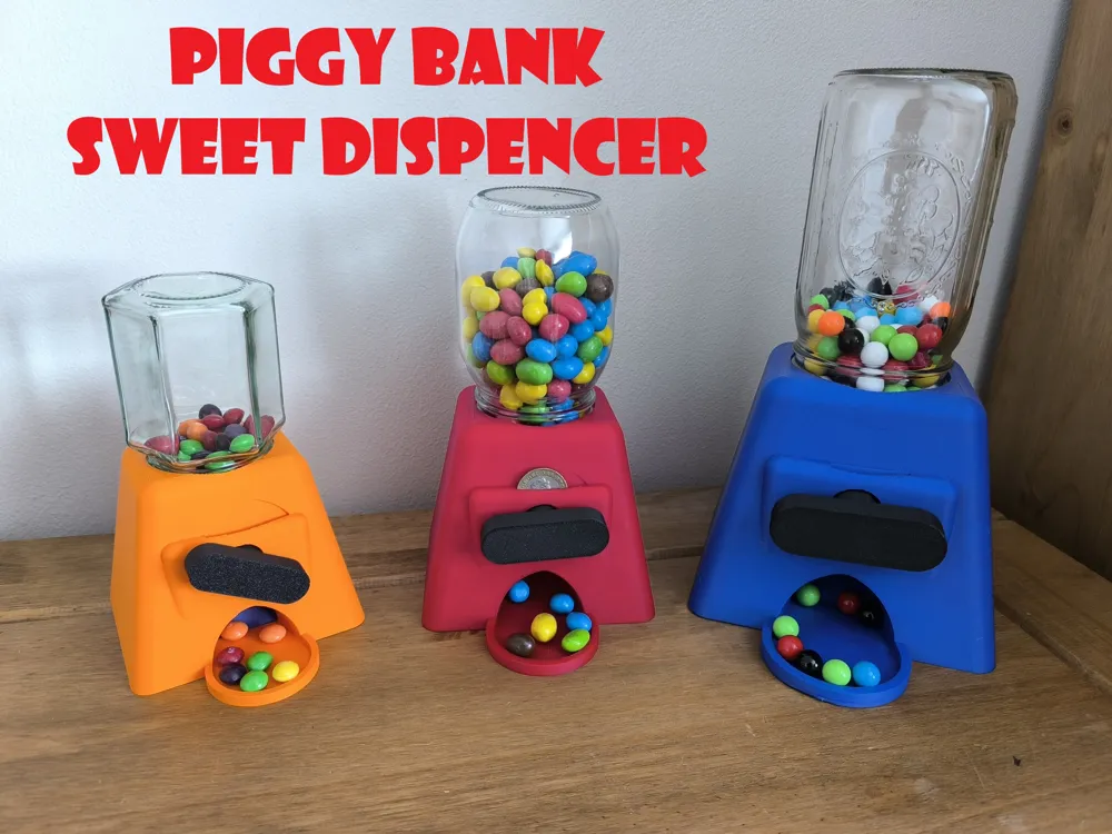 Jam/Mason Jar Sweet/Candy Dispencer with Coin slot by Watson's Lab ...