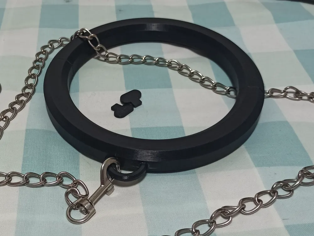 BDSM 项圈手铐脚铐套装 Hard collar/handcuffs kit by HELA--tester - MakerWorld