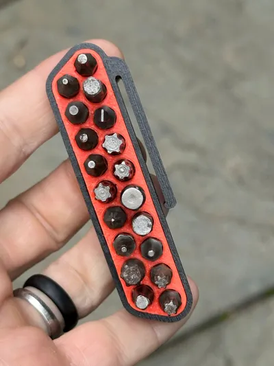 EDC hex bit holder for pocket carry by rsilvers - MakerWorld