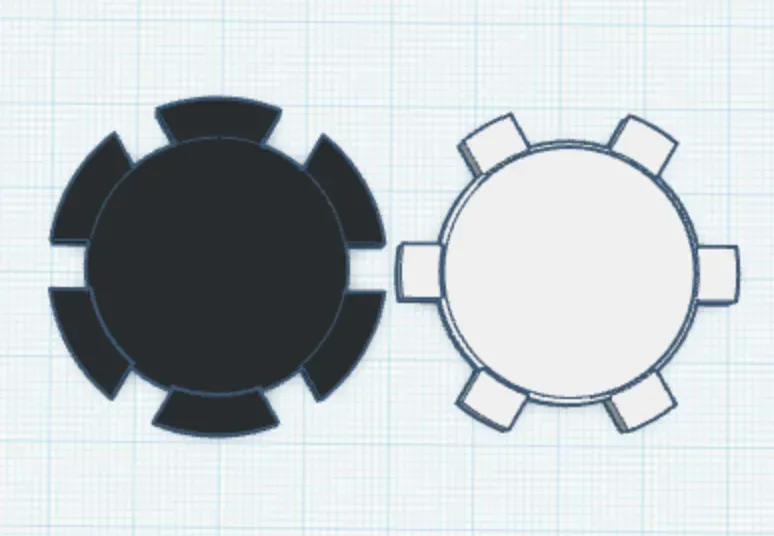 Poker Chip - Easy Two Piece - Free 3D Print Model - MakerWorld
