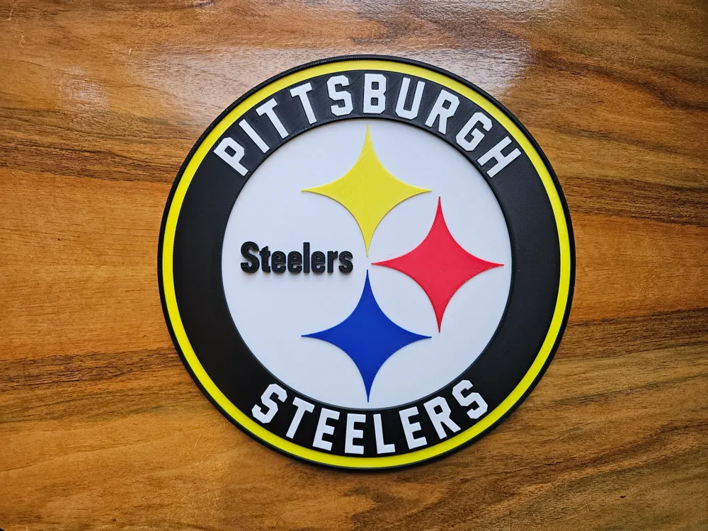 Pittsburgh Steelers 3D Sign by Fast3D - MakerWorld