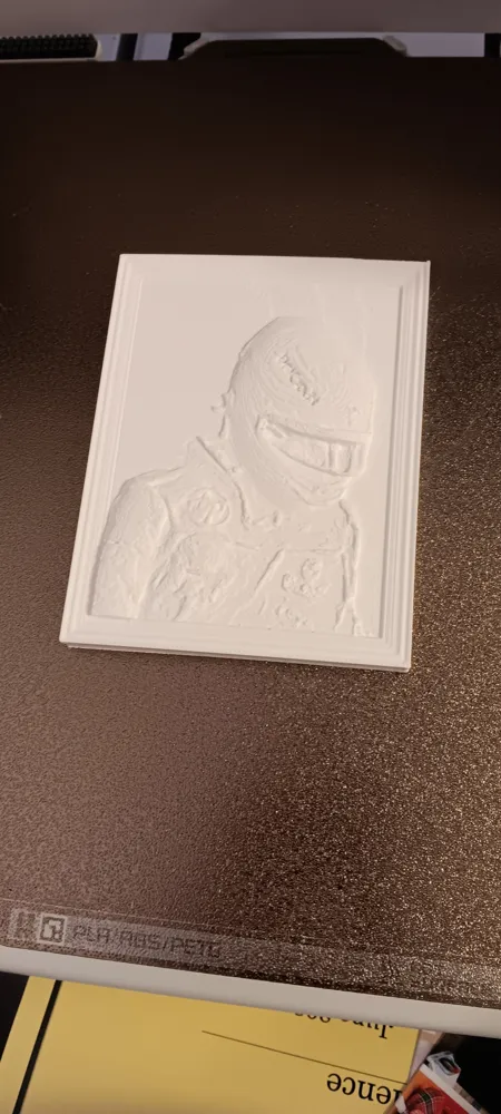 Lewis Hamilton Ferrari Portrait by C.H.A.O.S_MAKER-44 - MakerWorld