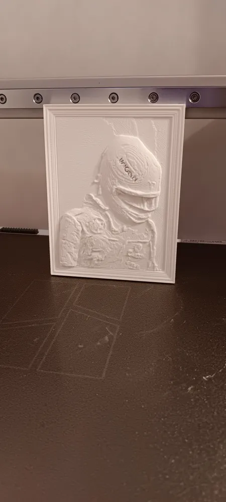 Lewis Hamilton Ferrari Portrait by C.H.A.O.S_MAKER-44 - MakerWorld