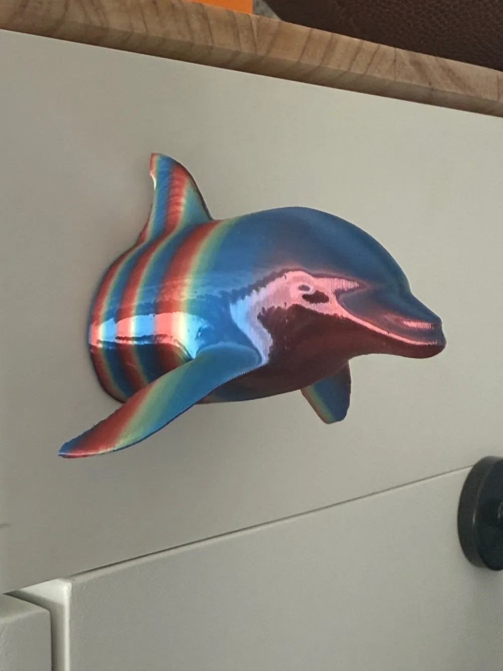 Dolphin Head Wall Mount - Free 3D Print Model - MakerWorld