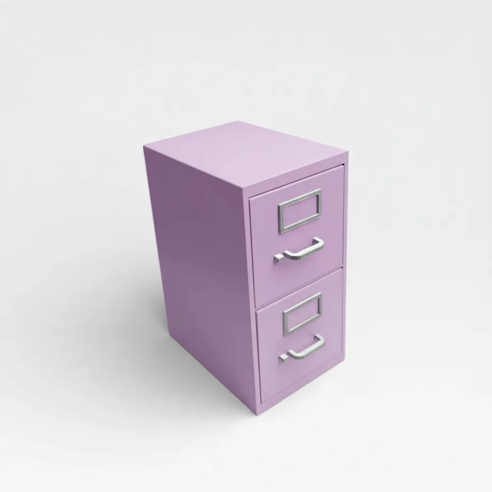 Mini Two-Drawer File Cabinet (Desk Organizer) - Free 3D Print Model ...