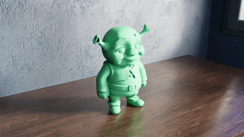 Chibi Baby Shrek – Tiny Swamp Ogre by Marjers MakerWorld: Download Free ...