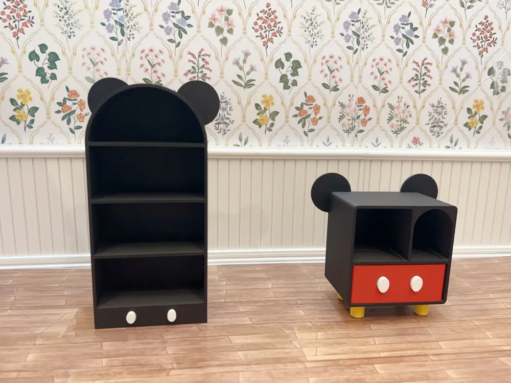 Mickey Mouse Wardrobe Set for Kids - Free 3D Print Model - MakerWorld