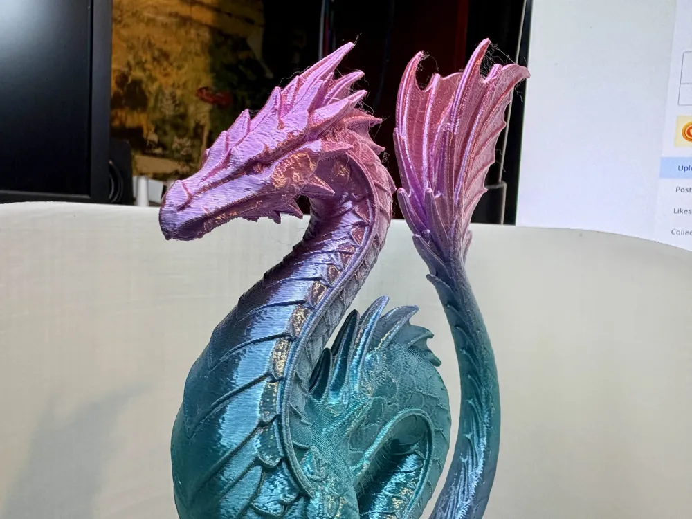 The Tideborn Serpent Dragon by Dalren Kaldulren MakerWorld: Download ...