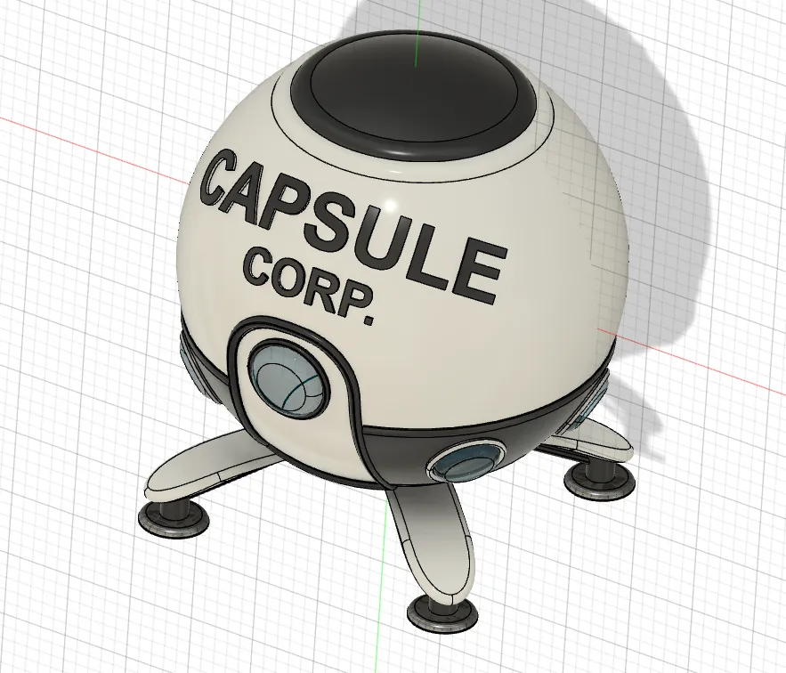 DragonBall Z Capsule Corp. by zeus4g - MakerWorld