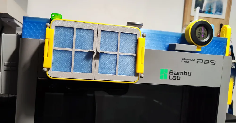 Screen protector for Bambu Lab P2S (window design) - Free 3D Print ...