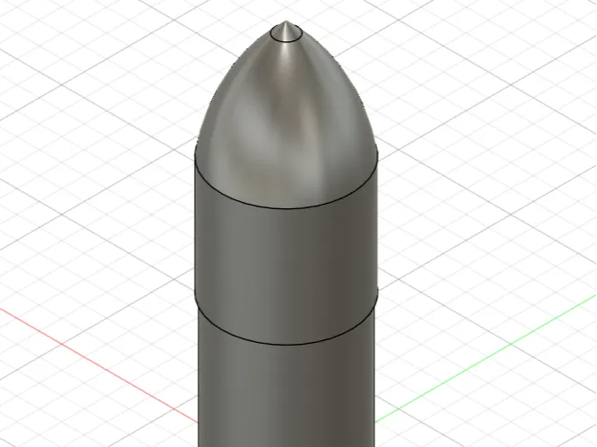 56mm rocket nosecone with weight holes - Free 3D Print Model - MakerWorld