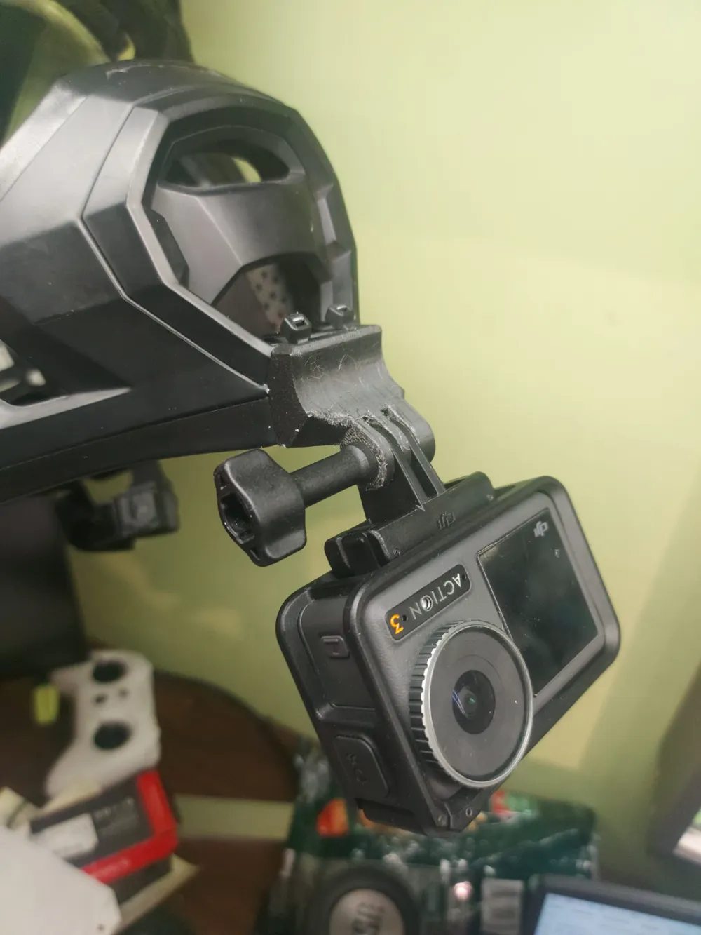 Bell Super DH Gopro mount by @BasementCNC - MakerWorld