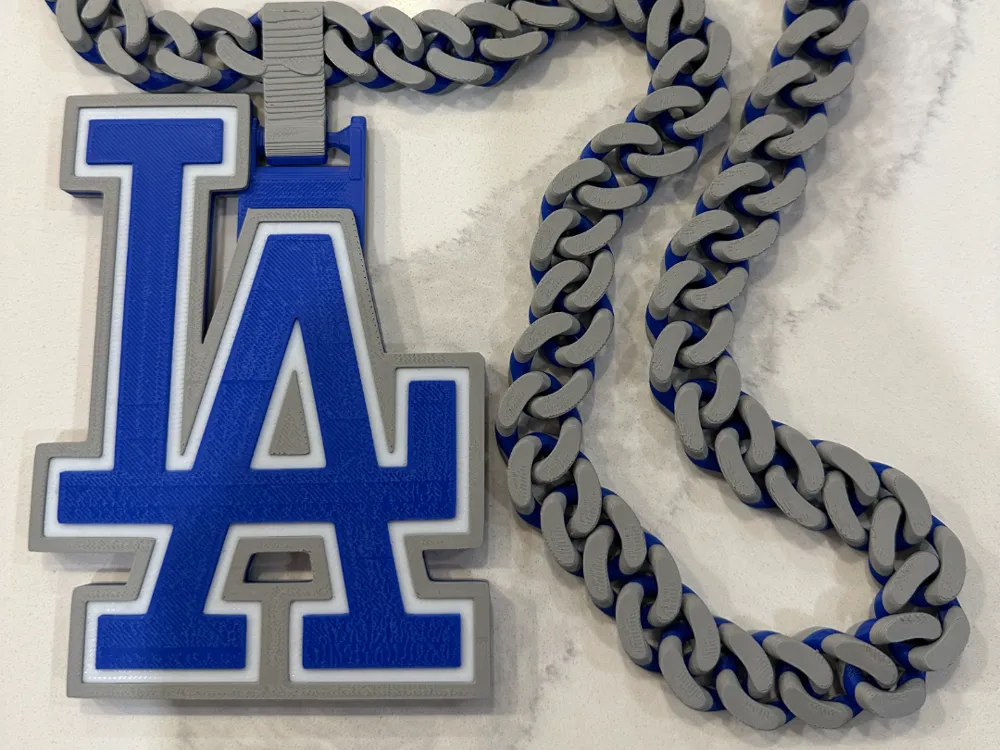LA Dodgers Chain by Sgambaro MakerWorld: Download Free 3D Models