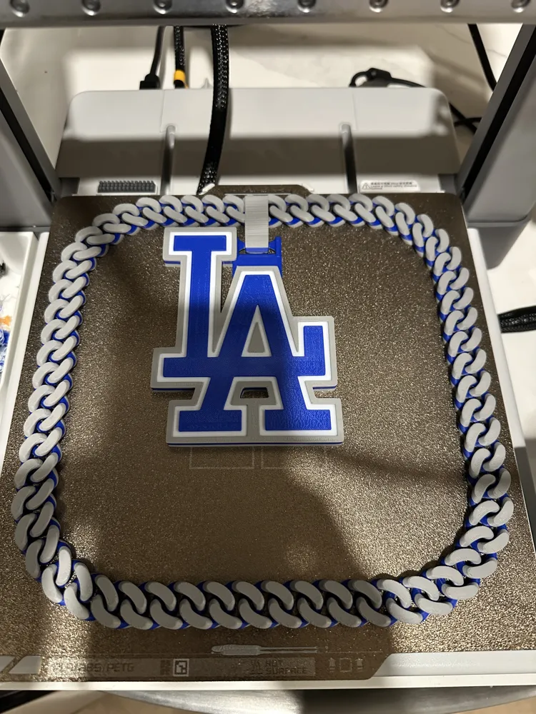 LA Dodgers Chain by Sgambaro MakerWorld: Download Free 3D Models