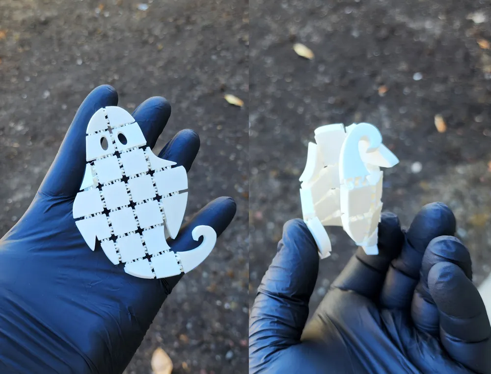 Ghost - Flexible Halloween Fabrics by Triple G Workshop - MakerWorld