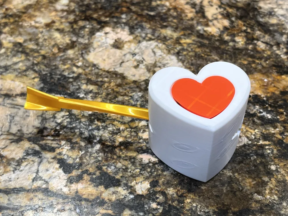 Valentinsherzen mit Pfeil – Kostenloses 3D-Druckmodell – MakerWorld