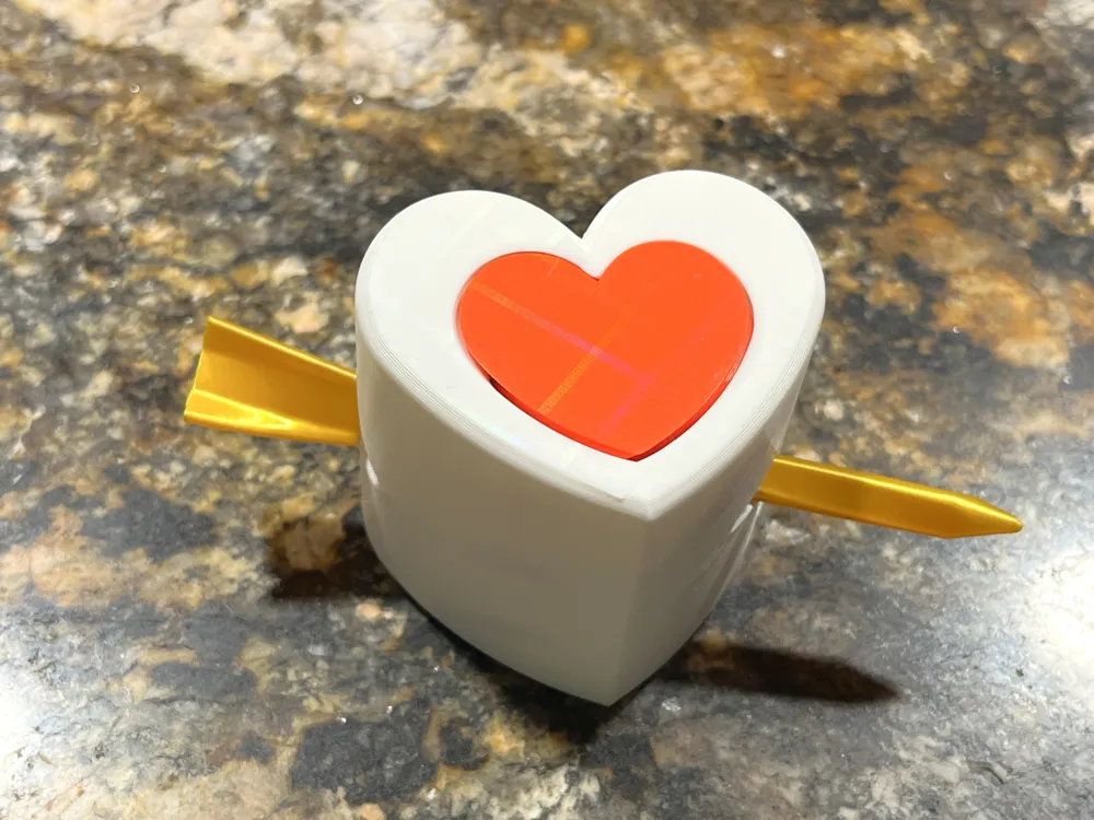 Valentinsherzen mit Pfeil – Kostenloses 3D-Druckmodell – MakerWorld