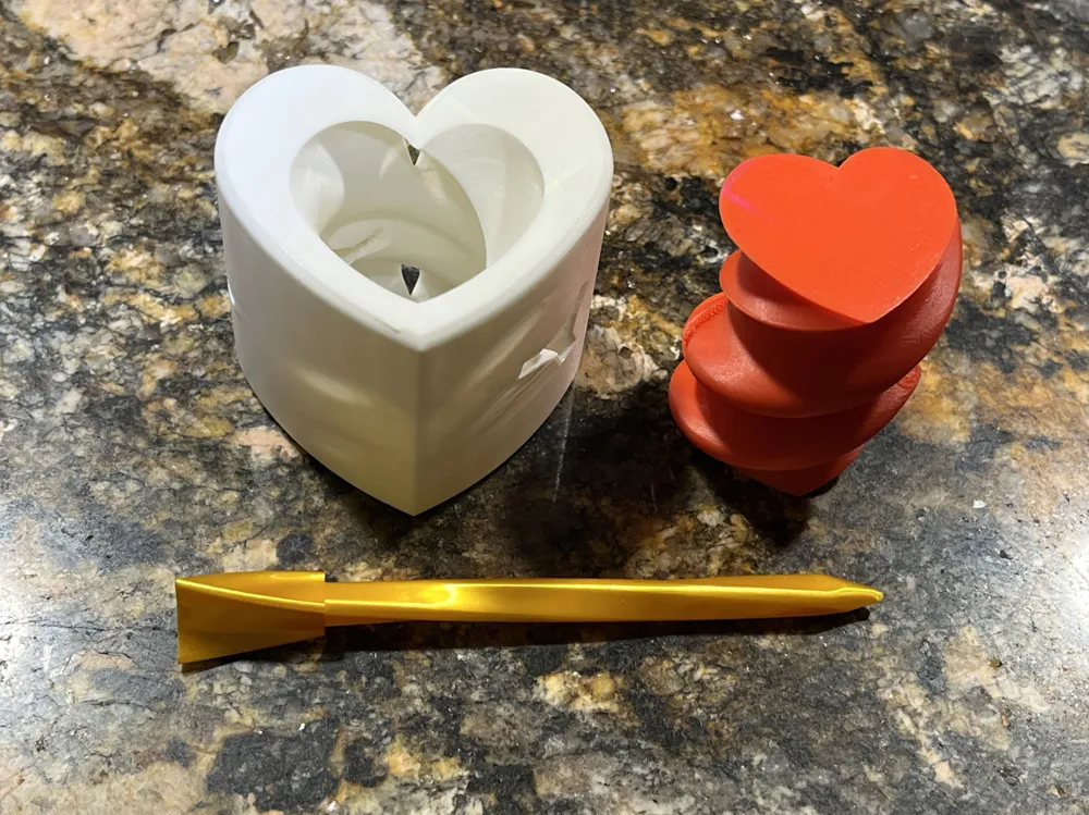 Valentinsherzen mit Pfeil – Kostenloses 3D-Druckmodell – MakerWorld