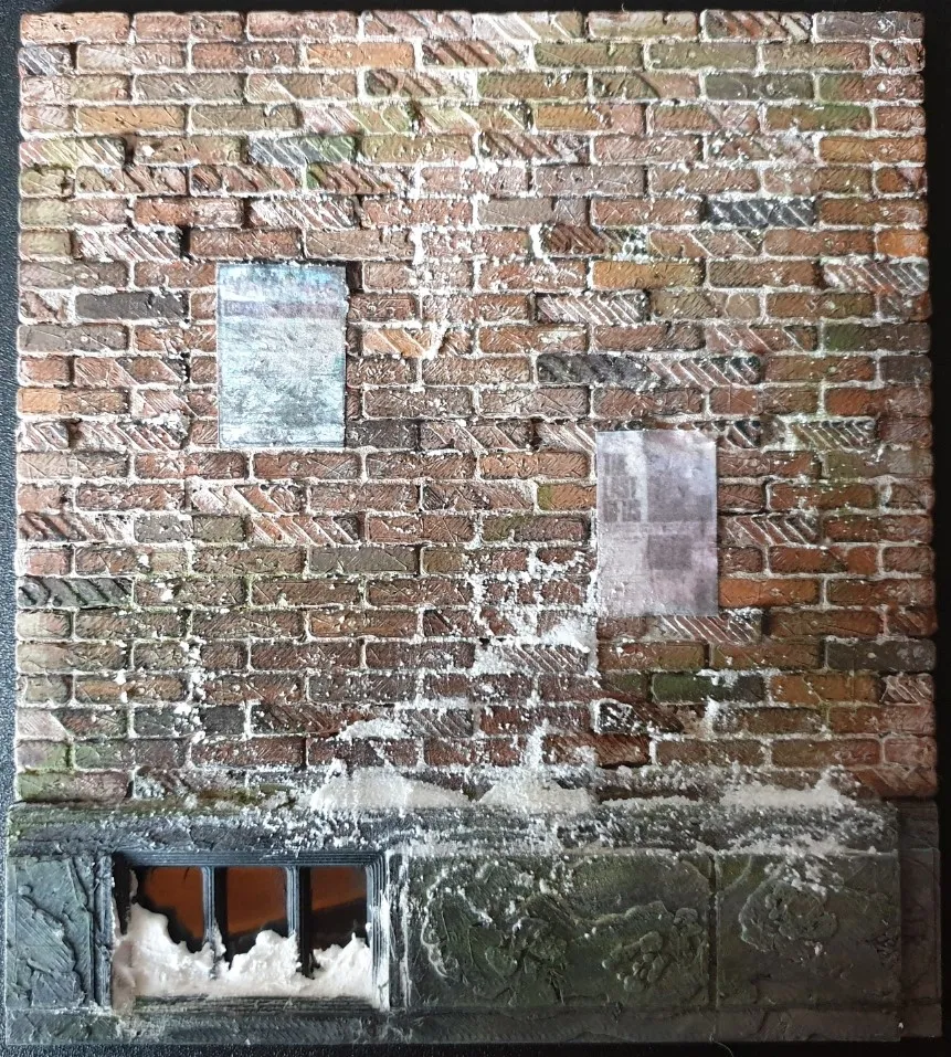 RCD Brick Wall for Dioramas (The Last of Us) by RiverCross Diorama ...