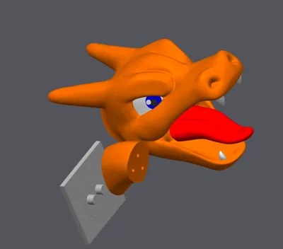 Charizard Head Art by Michill Designs - MakerWorld