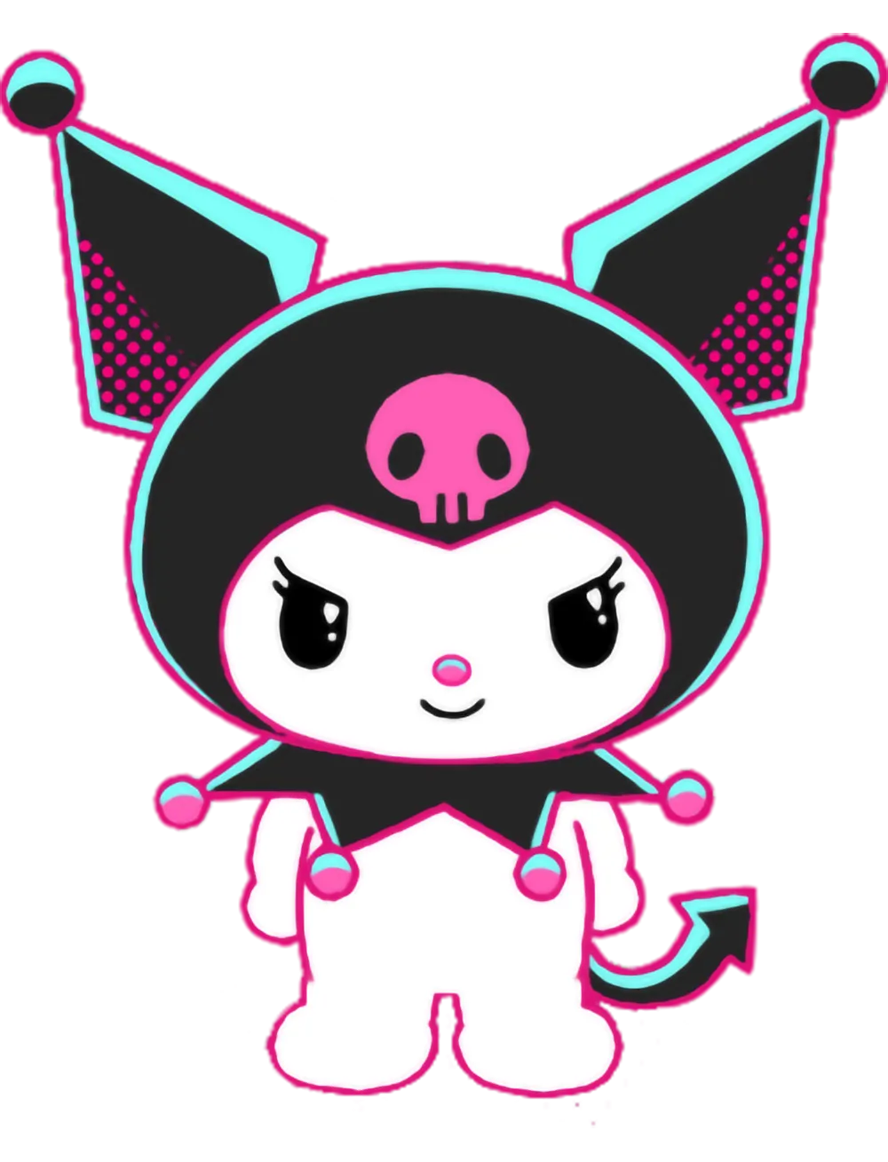 Kuromi's Pretty Journey Wall Art Sanrio by TheElisaDay - MakerWorld